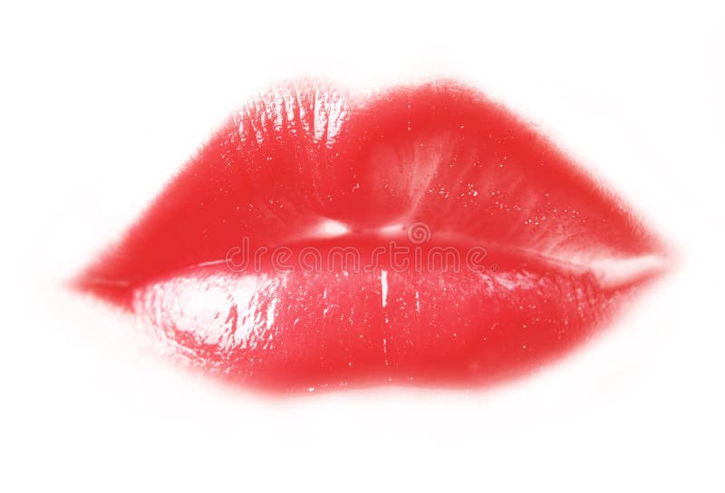 Red lips stock image. Image of affair, mark, isolated - 4652249