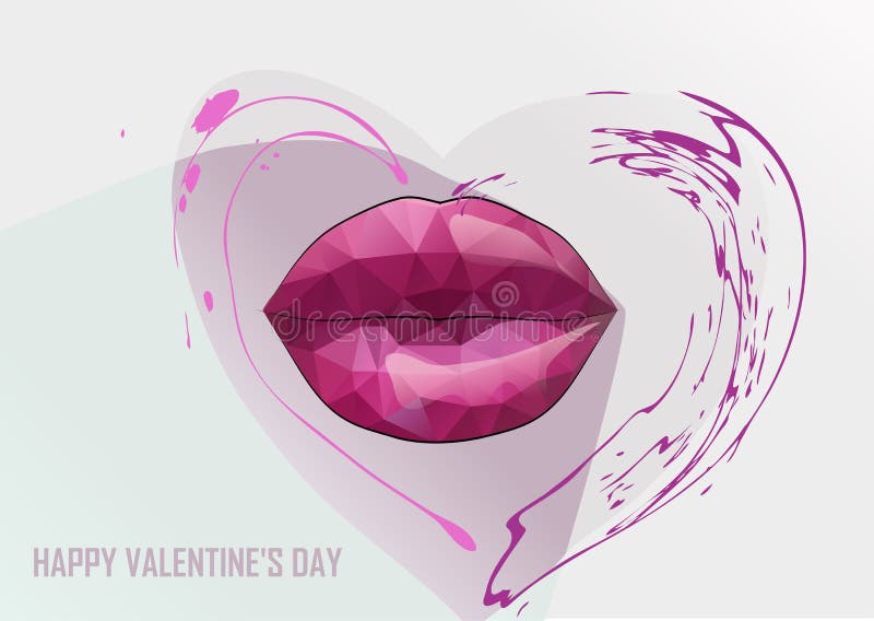 Triangular Lips Stock Illustrations – 154 Triangular Lips Stock ...