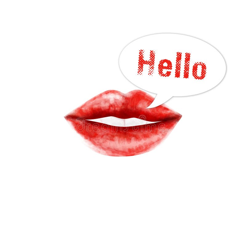 Talking Lips Stock Illustrations – 2,012 Talking Lips Stock ...