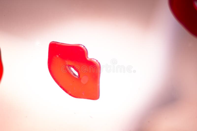 Red lips lipstick abstract stock illustration. Illustration of love ...