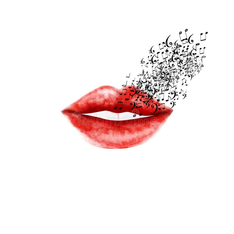 Singing Lips Stock Illustrations – 285 Singing Lips Stock Illustrations ...