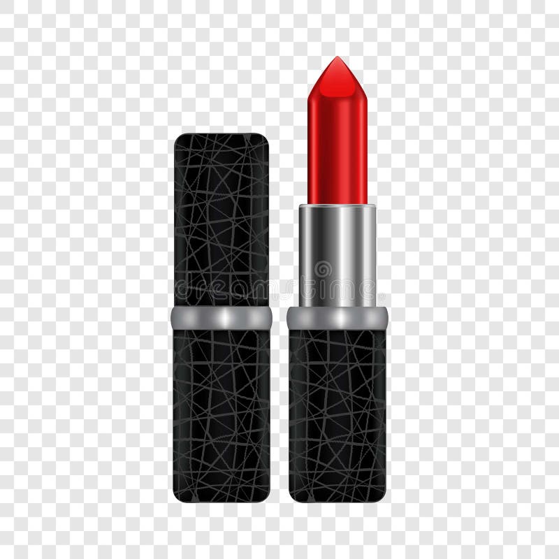 Red Lipstick Mockup, Realistic Style Stock Vector - Illustration of ...