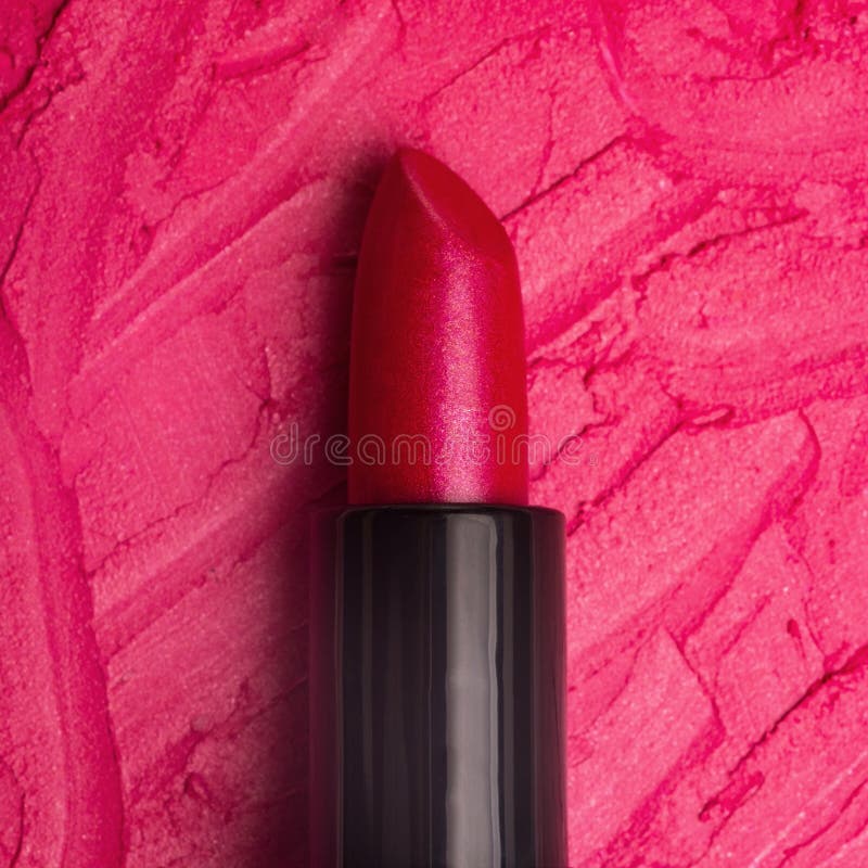 Red Lipstick Texture Background Stock Photo - Image of fashion, product ...