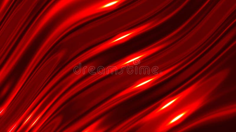 Red Liquid Chrome Waves Background, Shiny and Lustrous Metal Pattern ...