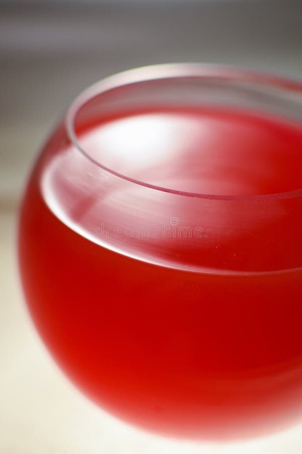 Red liquid in glass sphere stock photo. Image of color - 57241872