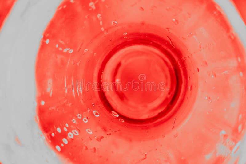 Red Liquid Inside a Pipe is Close-up Stock Photo - Image of light ...