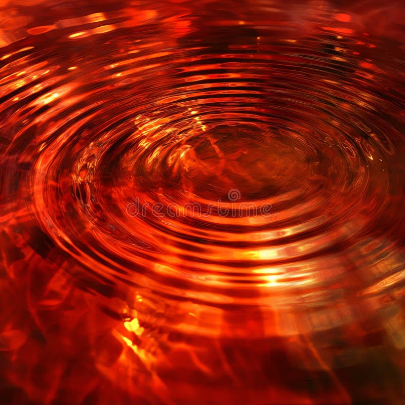 Red Liquid Ripples Abstract Background Texture Stock Illustration ...