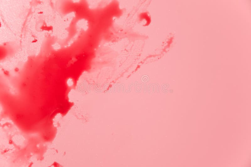 Red Liquid Spilled from the Tube. Emergency in the Laboratory ...