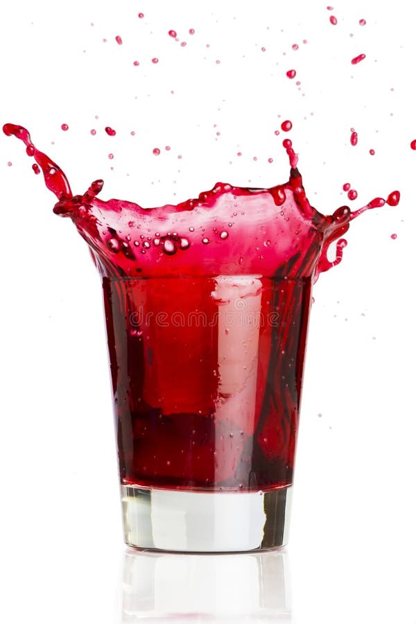Red liquid splash stock photo. Image of drinking, cranberry - 1952682