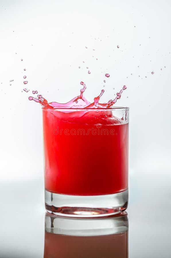 Red liquid splash stock image. Image of alcoholic, overflow - 2172891