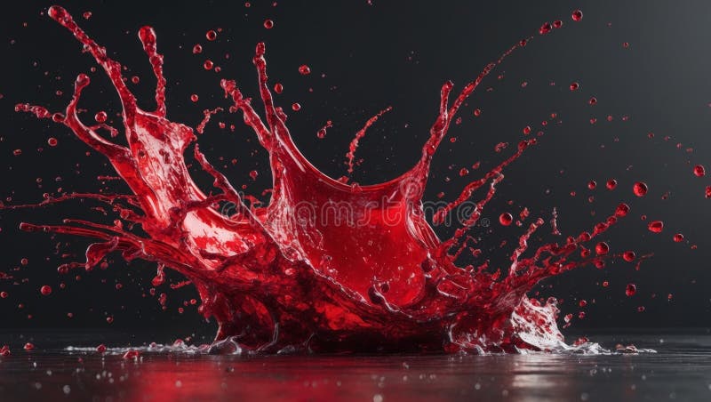 Red Liquid Splash Dynamic Energy Drinks Background Stock Photo - Image ...