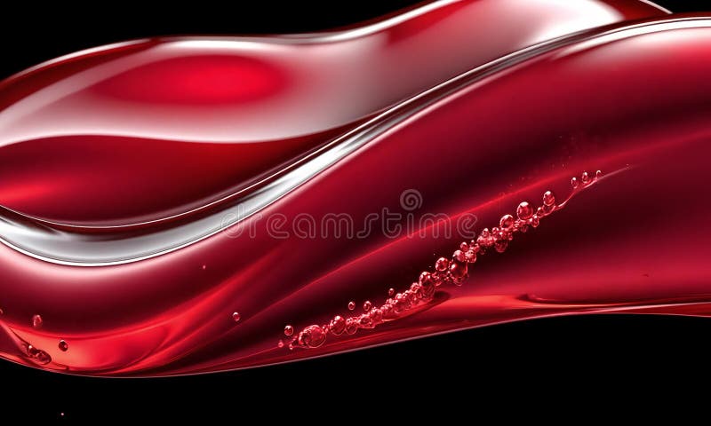 Red liquid wave stock footage. Video of graphic, dynamic - 371193234