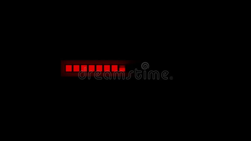 Red Loading Bar, Modern Concept Sign, Progress Screen. Stock Video ...