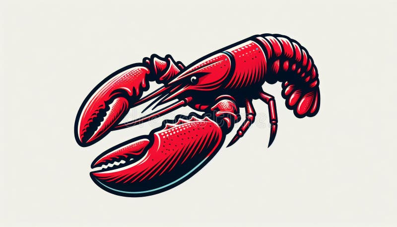 Red Lobster Pixel Art Illustration Stock Illustration - Illustration of ...