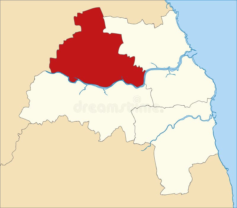 Red Location Map of the METROPOLITAN BOROUGH and CITY of NEWCASTLE upon ... Red Location Map of the METROPOLITAN BOROUGH and CITY of NEWCASTLE upon ...