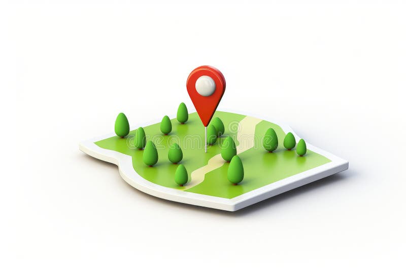 Red Location Symbol Pin Icon Sign or Navigation Locator Map Travel Gps ...