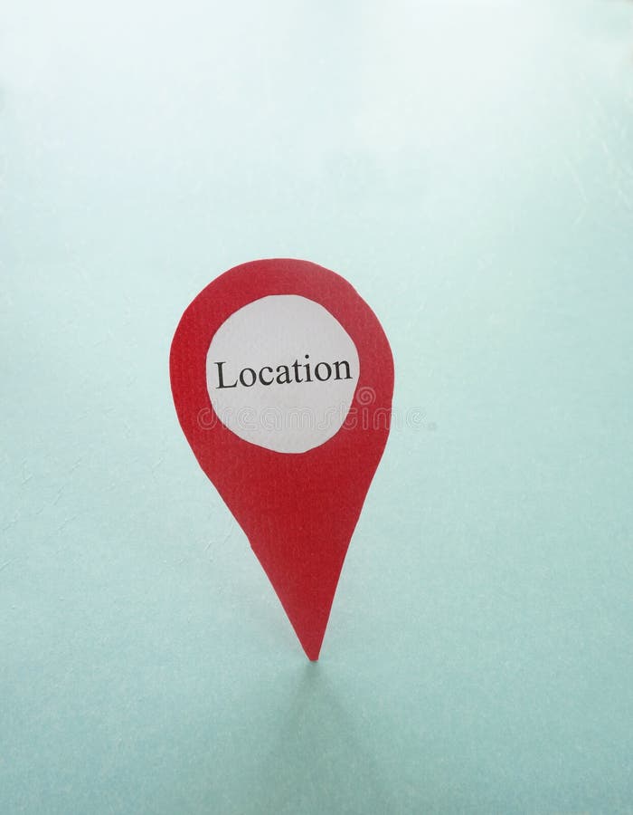 Red locator point stock photo. Image of discovery, location - 53014518