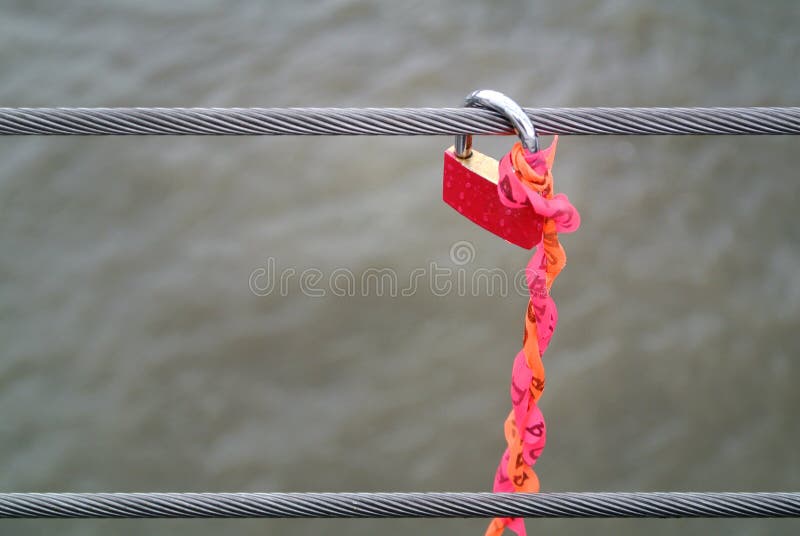 Red lock stock photo. Image of married, concept, promises - 78750586