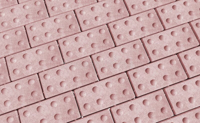 Red Lock Paving Texture. Wallpaper Stock Illustration - Illustration of ...