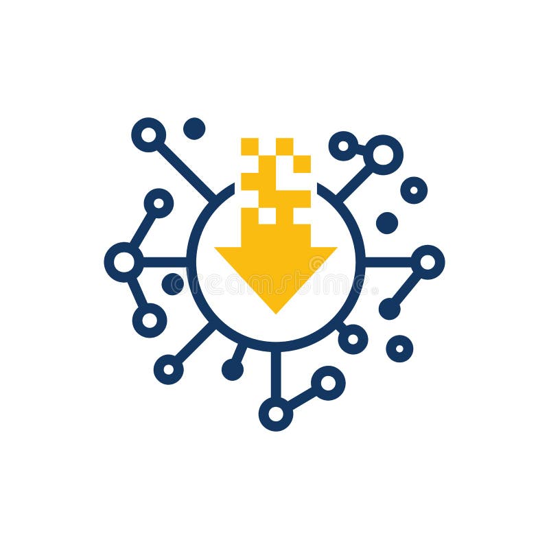 Red Logo Icon Design De La Transferencia Directa Ilustración del Vector ...