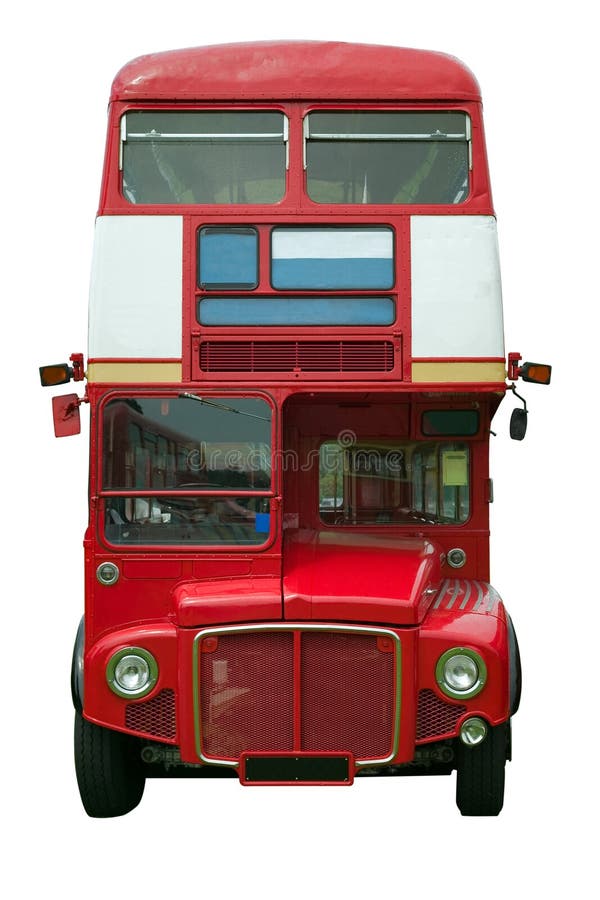 Red London bus profile stock image. Image of blank, routemaster - 2833683