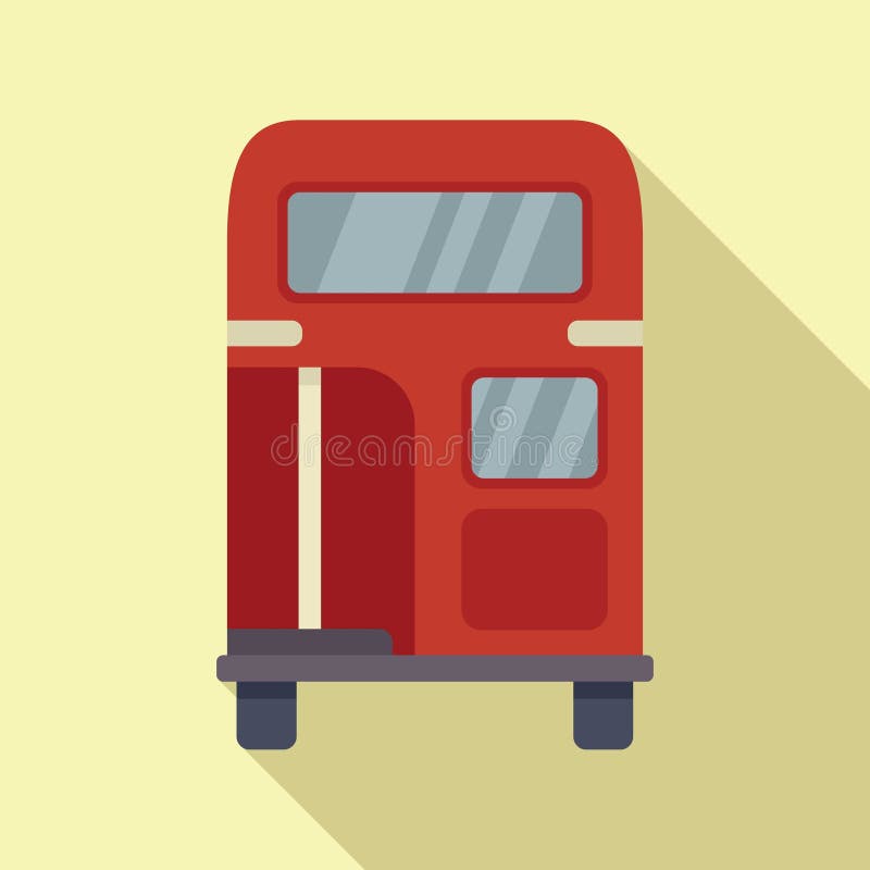 Red London Double Decker Bus Driving on Left Side of Road Stock ...