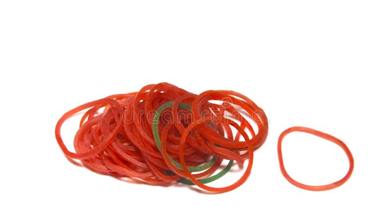 Red Loom Bands stock image. Image of improvement, rubber - 46724493