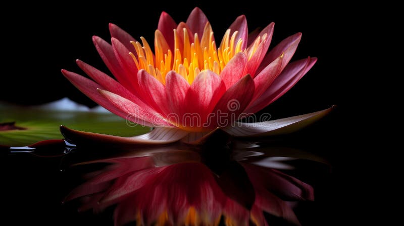 Red Lotus Flower Wallpaper