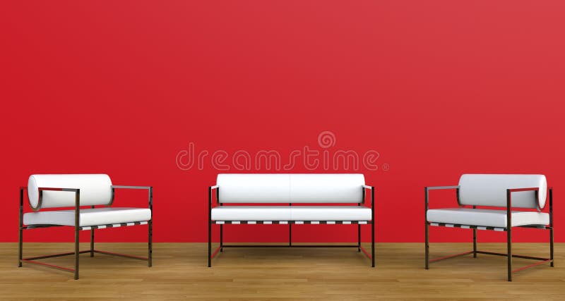 Red lounge room stock image. Image of contemporary, flower - 59002175