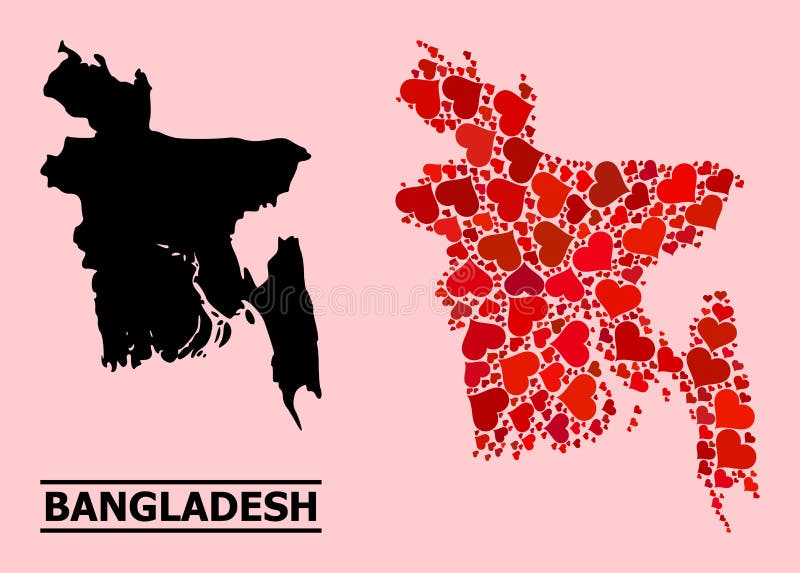 Bangladesh Red Map Stock Illustrations – 718 Bangladesh Red Map Stock ...
