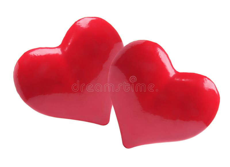Red Love Hearts stock photo. Image of love, studio, shot - 12059230