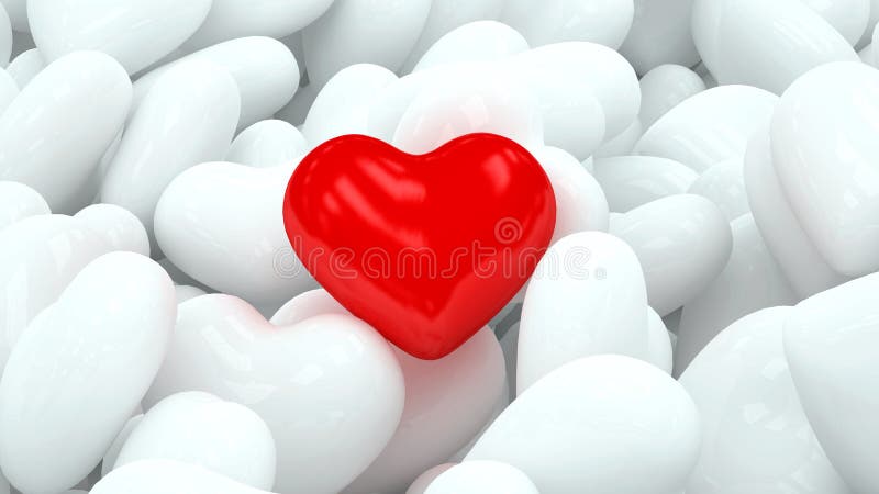 Red Love stock illustration. Illustration of love, affection - 35905085