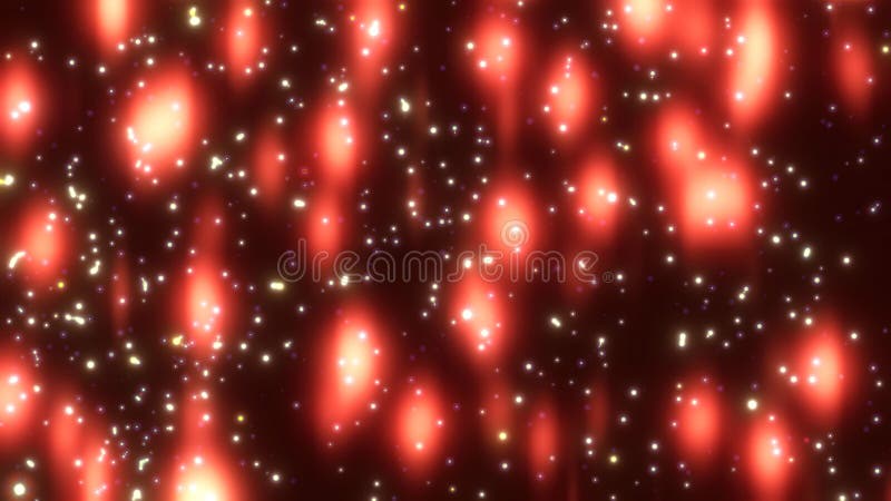 Red Low Fi in Glitter Starry Background Stock Illustration ...