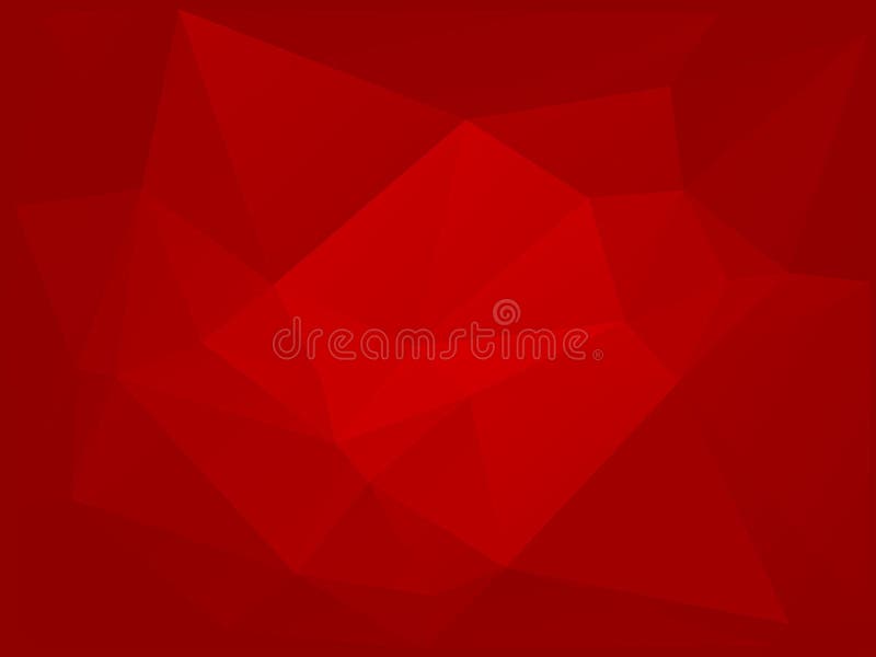 Red Low Poly Background. Big Triangles Pattern, Modern Design. Stock ...