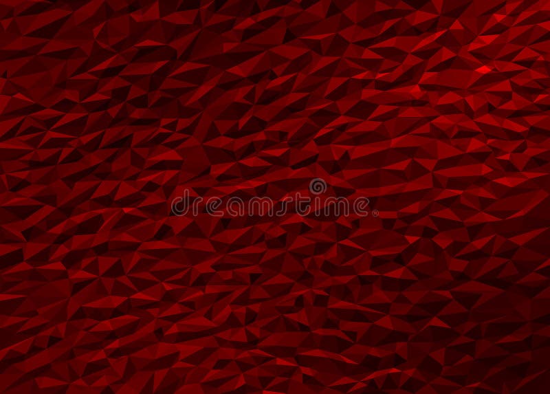 Red low poly background stock illustration. Illustration of trendy ...