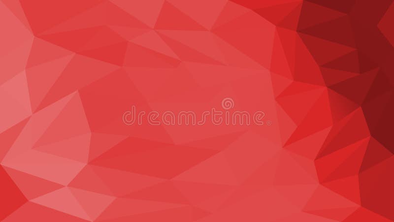 Red Low Poly Modern Concept Background Stock Illustration ...