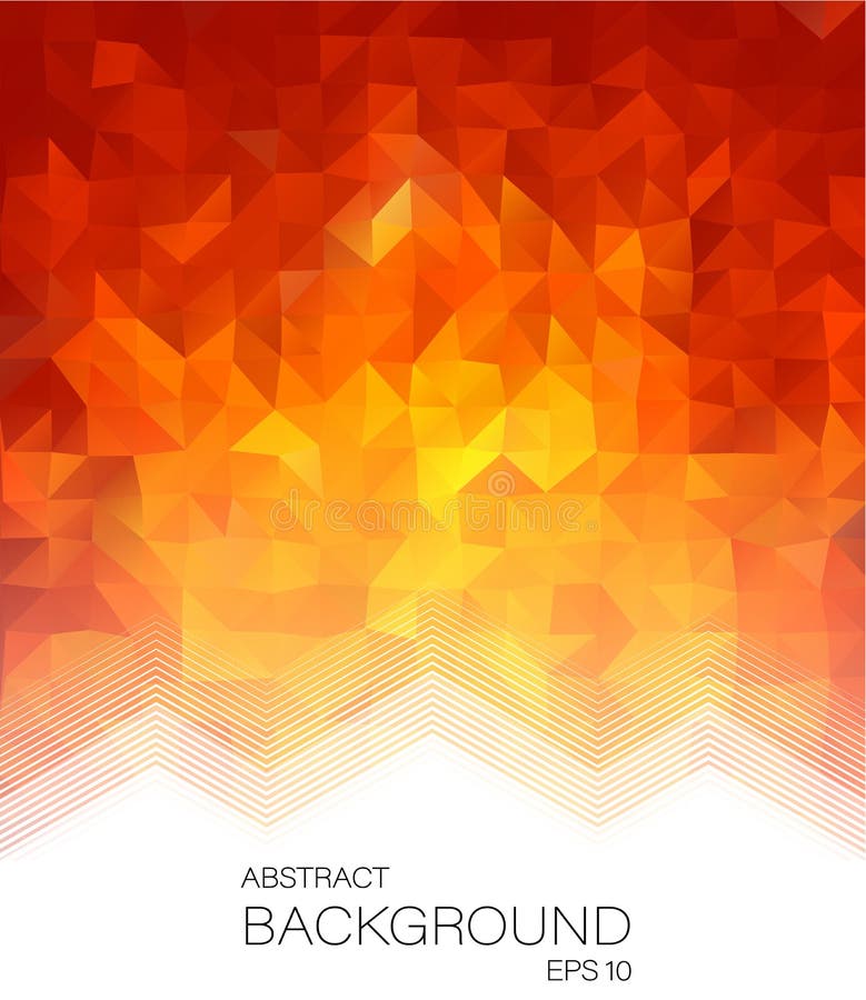 Red Low Poly Style Letterhead Graphic Design Template Document Stock ...