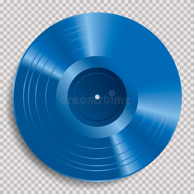 LP vinyl blue stock vector. Illustration of gramophone - 249001914
