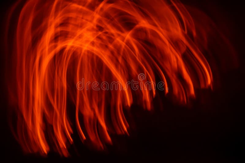 Red Luminous Lines on a Black Background Stock Image - Image of shiny ...