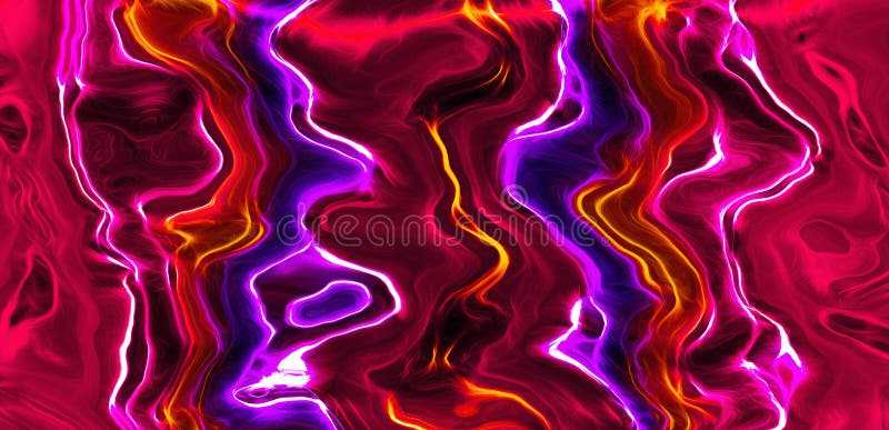 Red Luminous, Smoky and Glowing Abstract Background. Stock Illustration ...