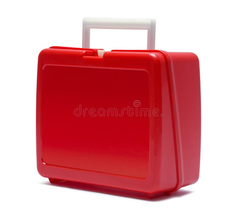 Red Lunch Box stock photo. Image of school, container - 230870158