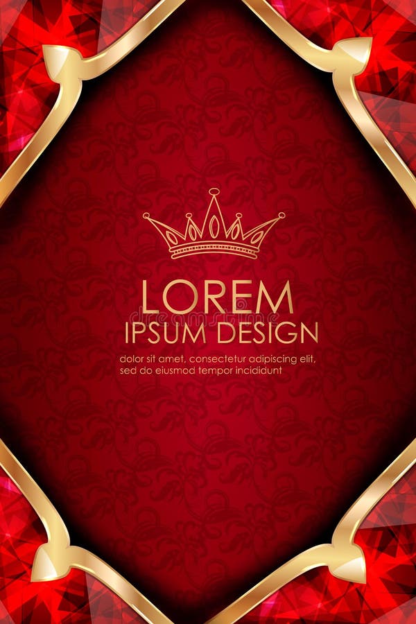 Luxurious royal background stock illustration. Illustration of abstract ...