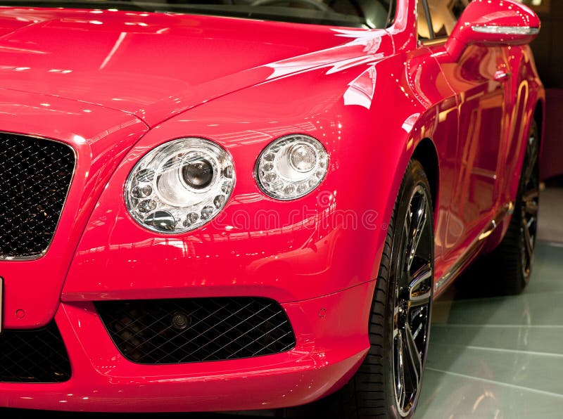 Red luxury car stock photo. Image of seat, park, sport - 25607954