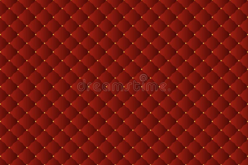Red Luxury Velvet Upholstery Leather with Golden Beads Pattern Stock ...