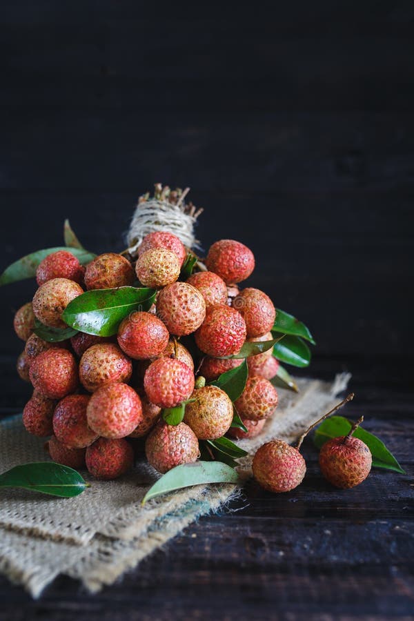 Red Lychees stock photo. Image of fruit, sweet, healthy - 73863070