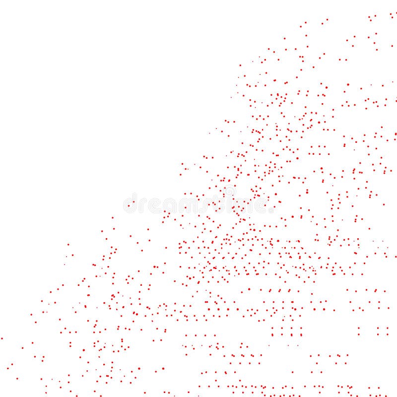 Red Macro Dots Abstract Pattern Stock Illustration - Illustration of ...