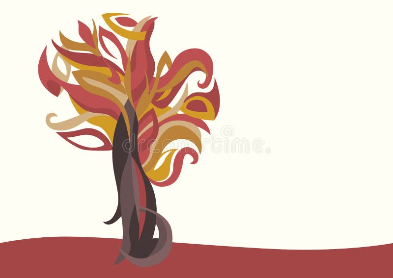 Magic tree stock vector. Illustration of magical, fantasy - 57475041