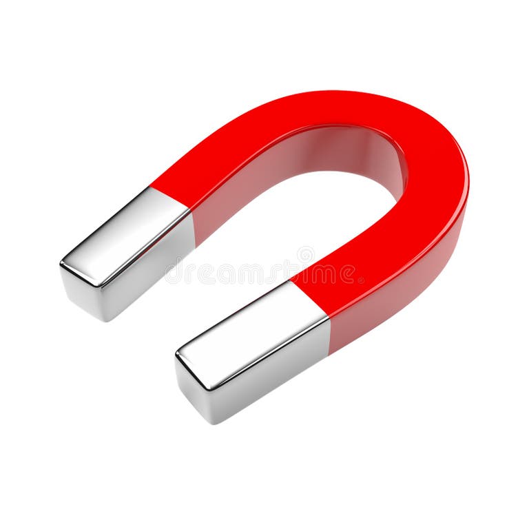 Red Magnet stock illustration. Illustration of shape - 35620407