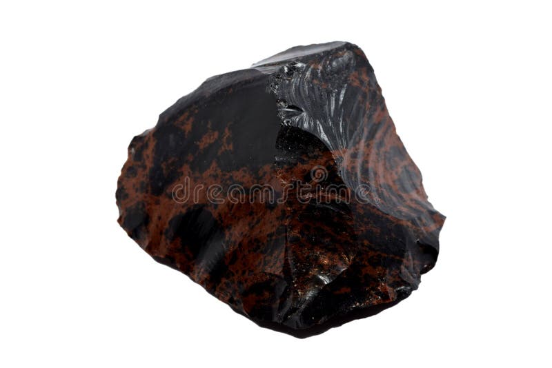 Red / Mahogany Obsidian stock photo. Image of black - 174812064