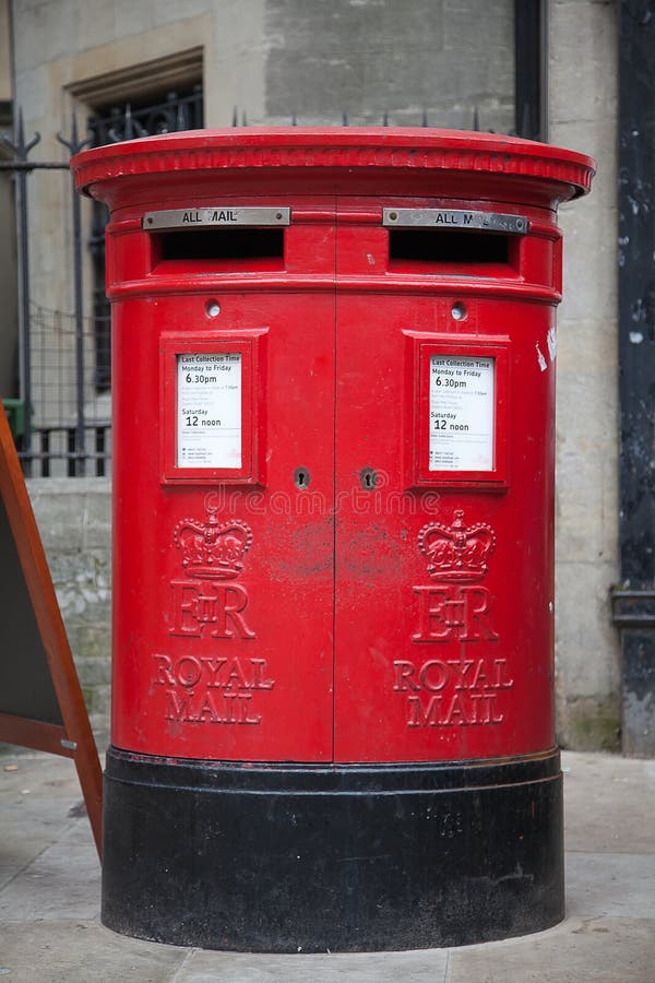 Red mail box in London stock image. Image of capital - 22684665